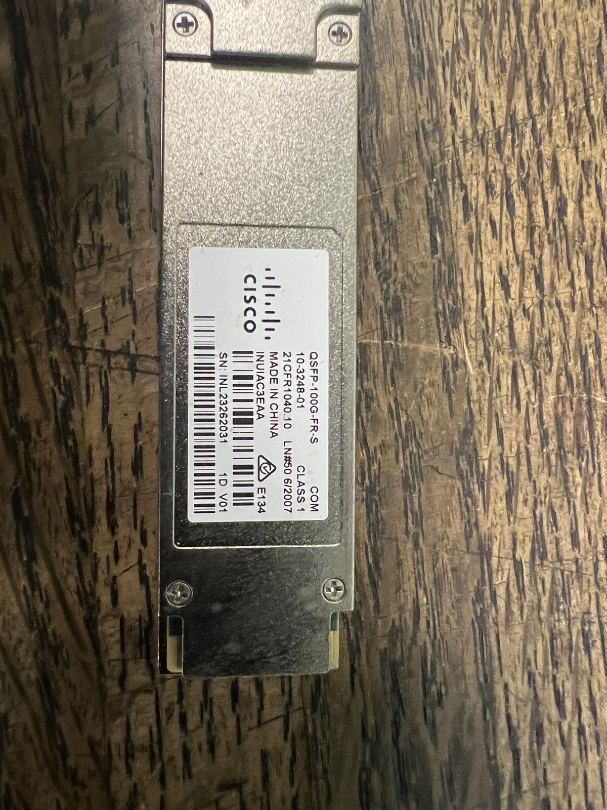 CISCO QSFP-100G-FR-S 100GBASE FR QSFP Transceiver, 2km over SMF LC ...