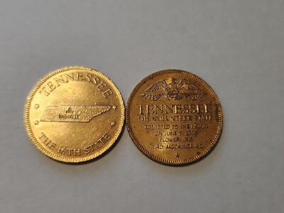 Tennessee - Shell’s States of the Union Coin Game, Version 1 Bronze ...