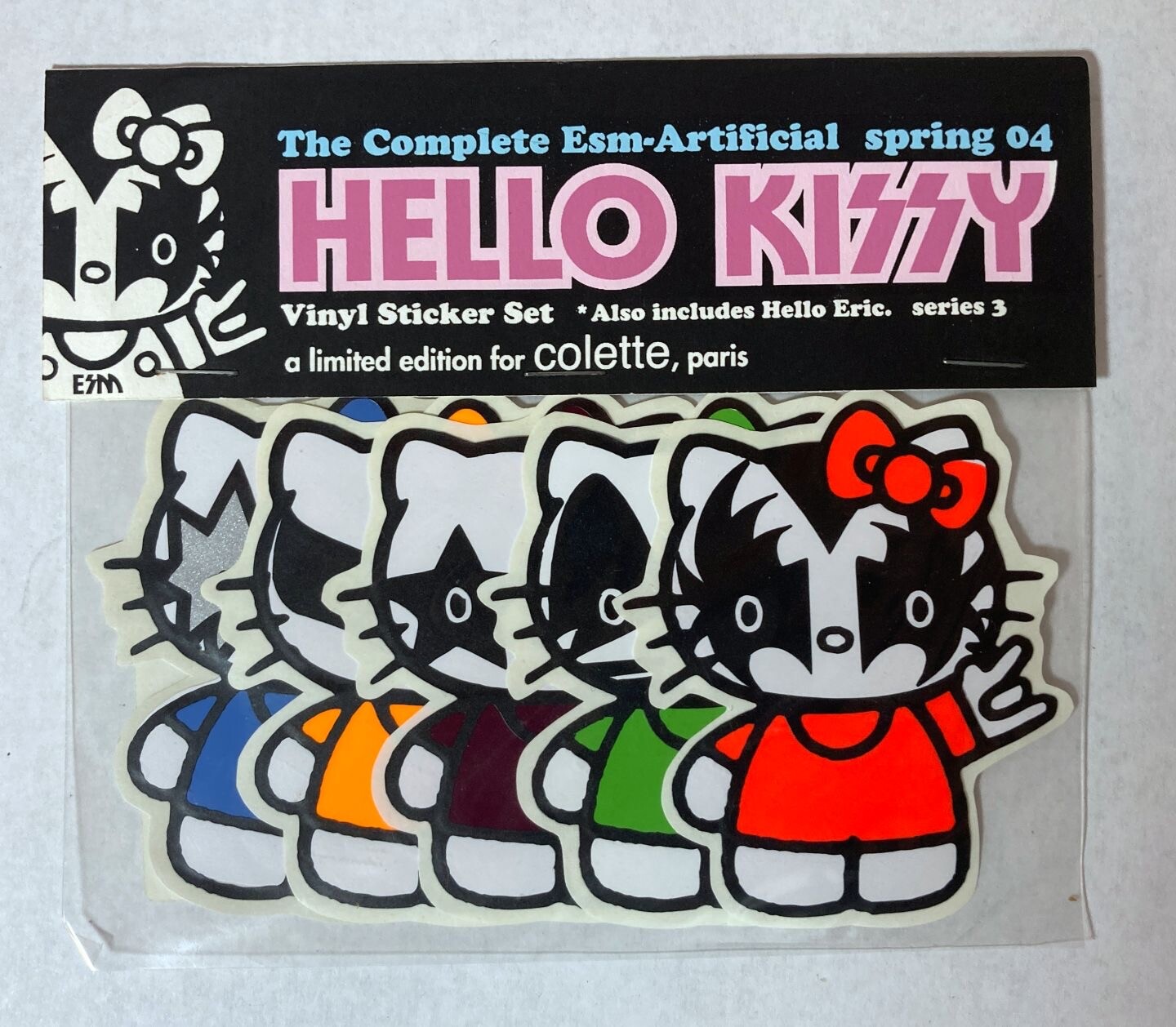 HELLO KISSY Colette Paris stickers edition 20 not Comme Des Garcons ...