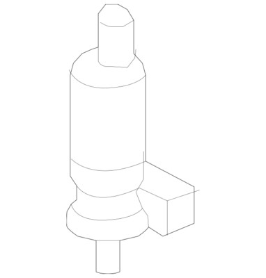 Mercedes Benz Genuine GL550 GL450 2013-2015 Windshield Washer Pump OE ...
