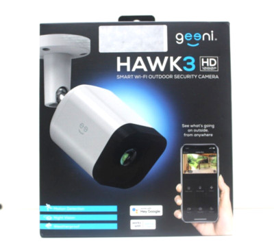 Geeni Hawk 3 Outdoor Camera for Home Security, Smart Surveillance, WiFi ...