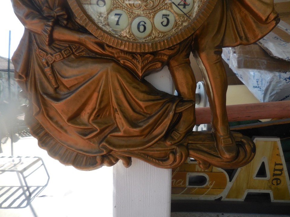 Vintage Hard Plastic 1800 Political Figural Wall Clock, Circa 40's ...