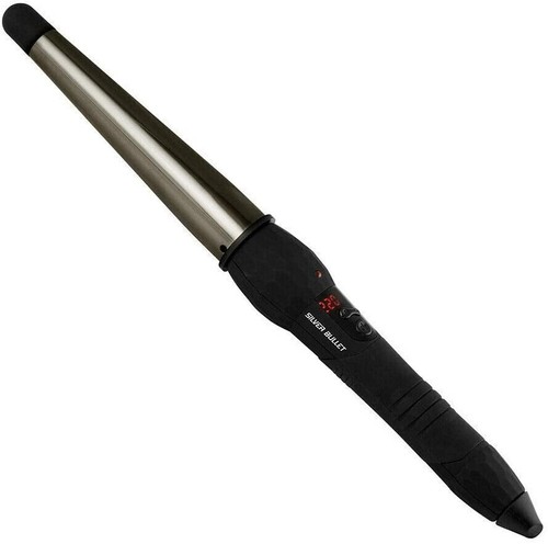 Silver Bullet Fastlane Titanium Conical 13mm-25mm Curling Iron Black ...