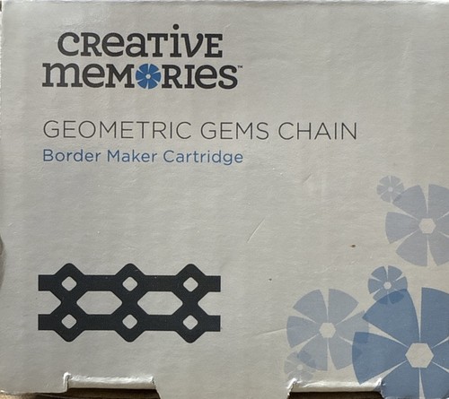 Creative Memories Geometric Gems Chain Border Maker Cartridge bmc NIB ...
