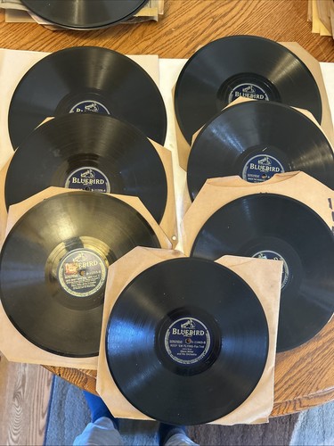 Lot of 7-Glenn Miller Orchestra 78 RPM Records on BLUEBIRD All VG To ...
