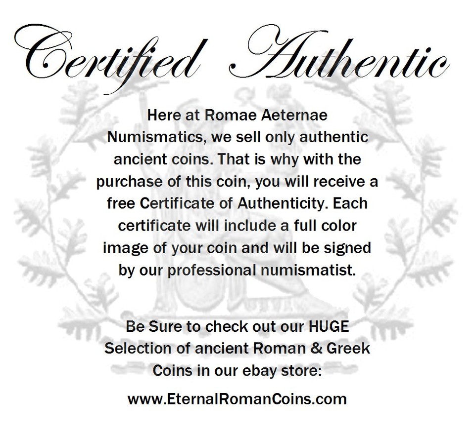 HIGH QUALITY Wolf Roman Coin w COA Foundation Rome LUPA ROMANA ...