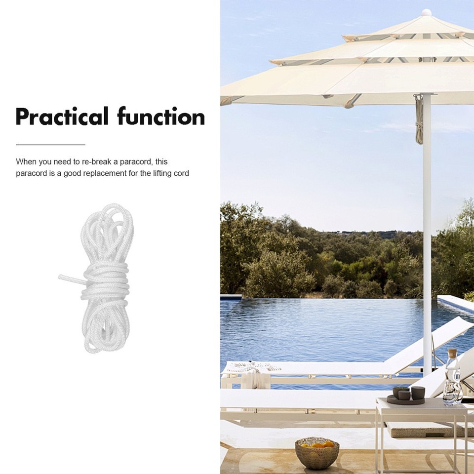 Outdoor Garden Umbrella Nylon Rope Garden Umbrella Cord Nylon Line ...