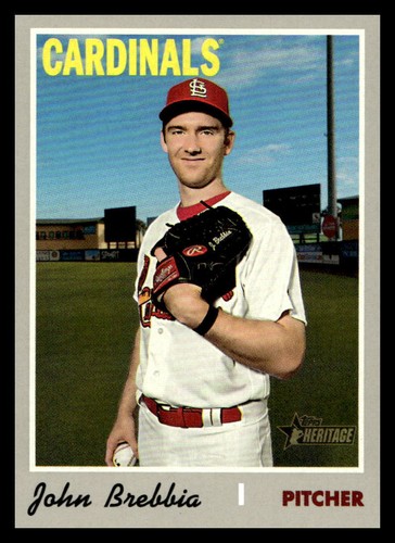 2019 Topps Heritage High Number John Brebbia 583 St. Louis Cardinals | eBay