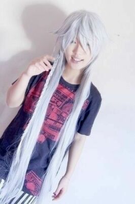 For Cosplay Black Butler Kuroshitsuji Undertaker Silver White Wig+Wig ...