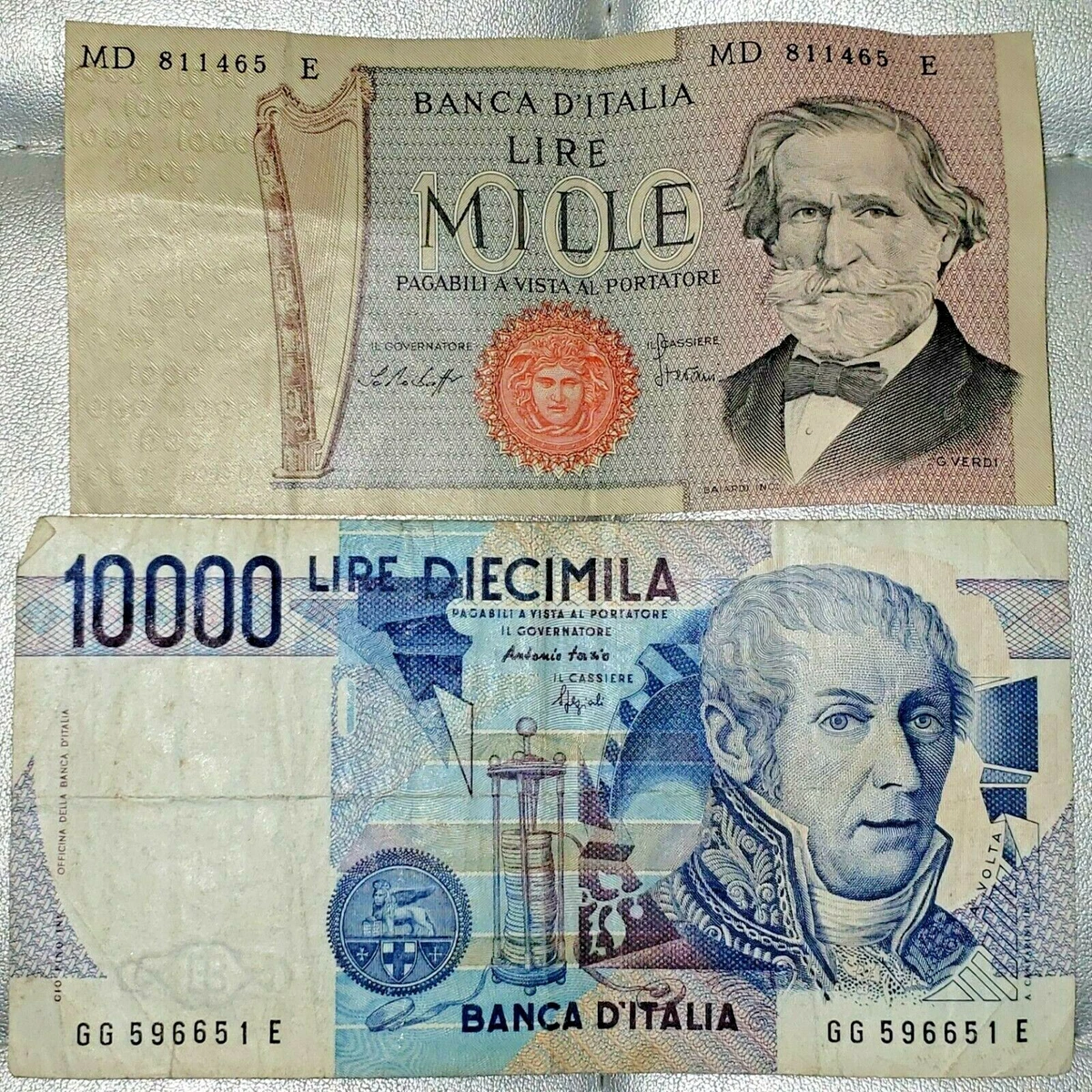 1984 Italian Lire Italy Bank Notes, Lira, Italian, 42% OFF