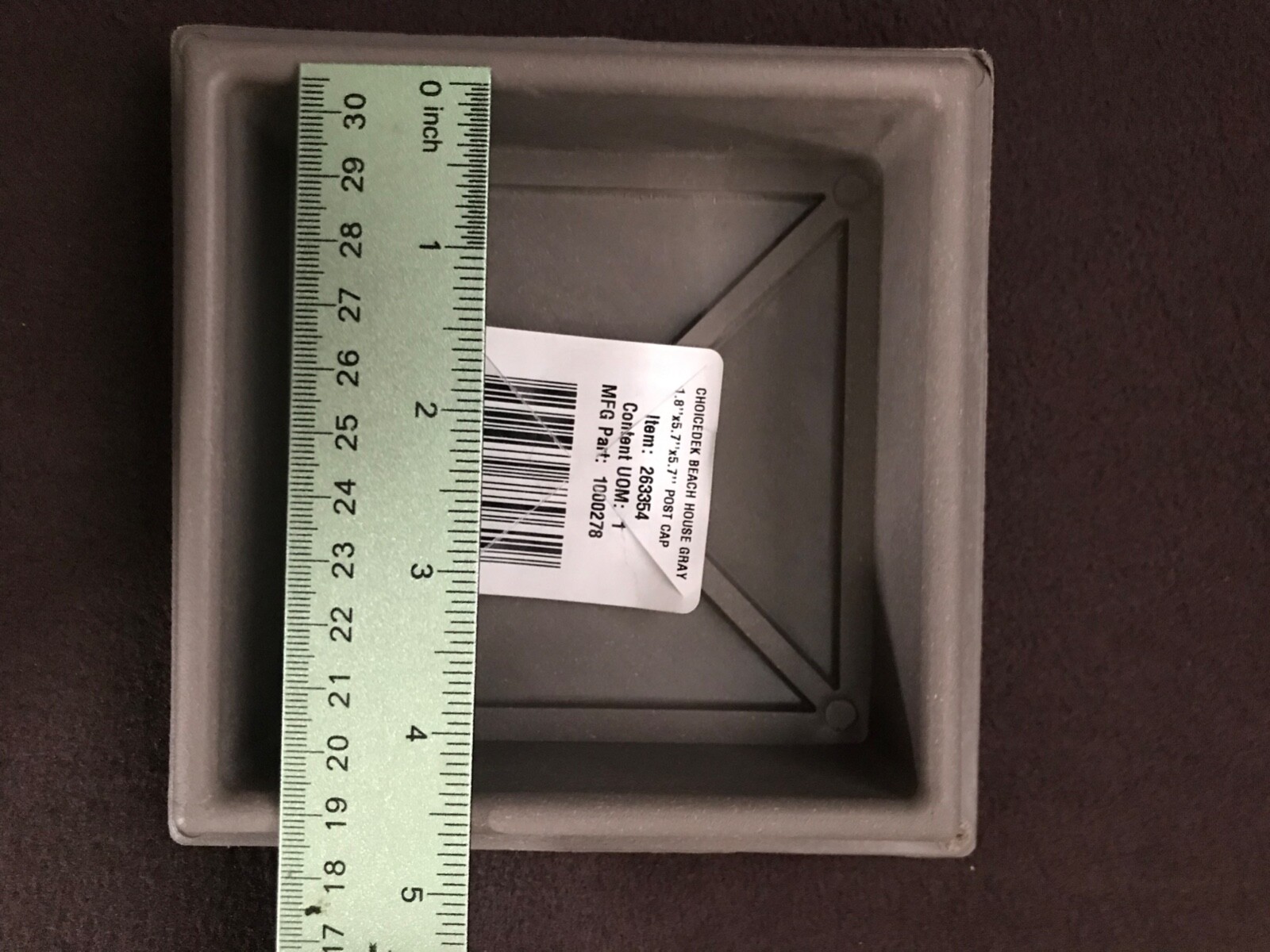 Choicedek Composite Post Cap Beach House Gray WILL COMBINE SHIPPING FOR ...