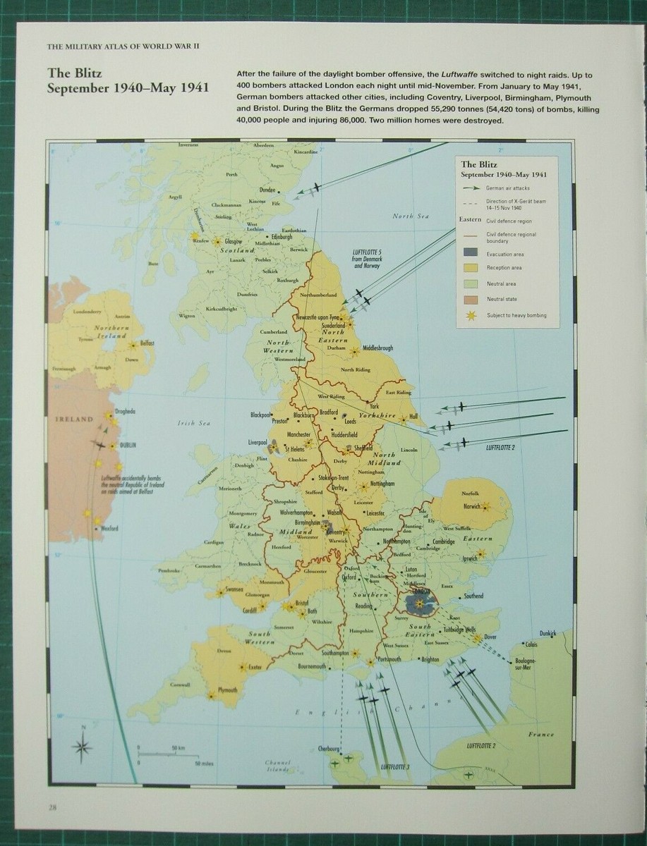 German Blitzkrieg Ww2 Map