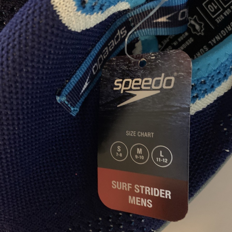 Speedo Mens Surf Strider Water Shoes Blue Size M 9 - 10 BRAND NEW | eBay