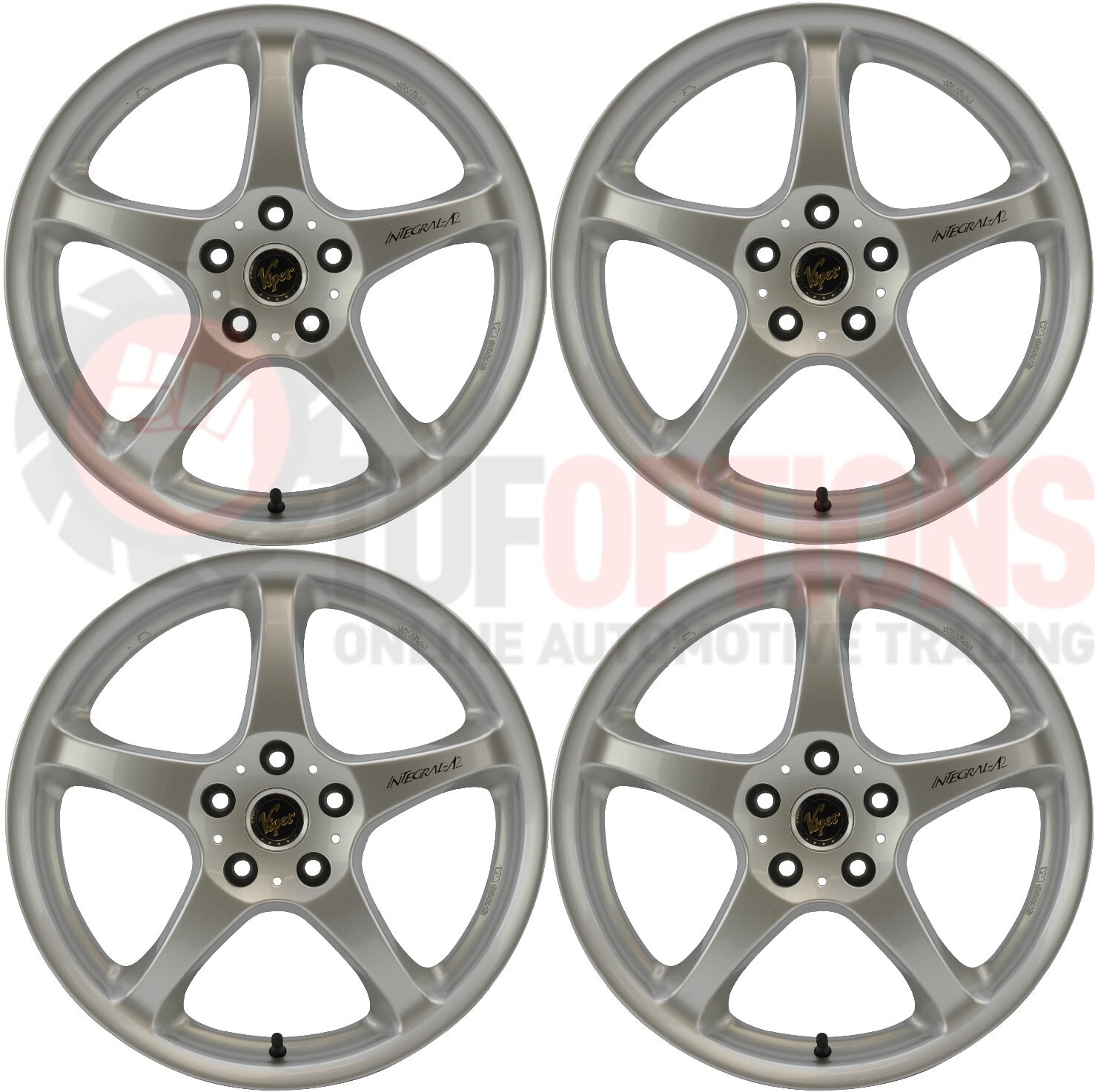 SET OF 4 Advanti Viper A2 18x8 5-114.3 ET30 Rims NO CAPS - Ford AU BA ...