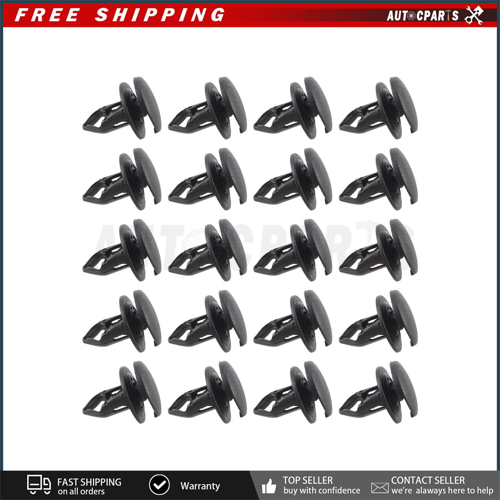 20pcs Trunk Side Trim Clip Fastener Screws Fits Subaru Honda Accrod ...