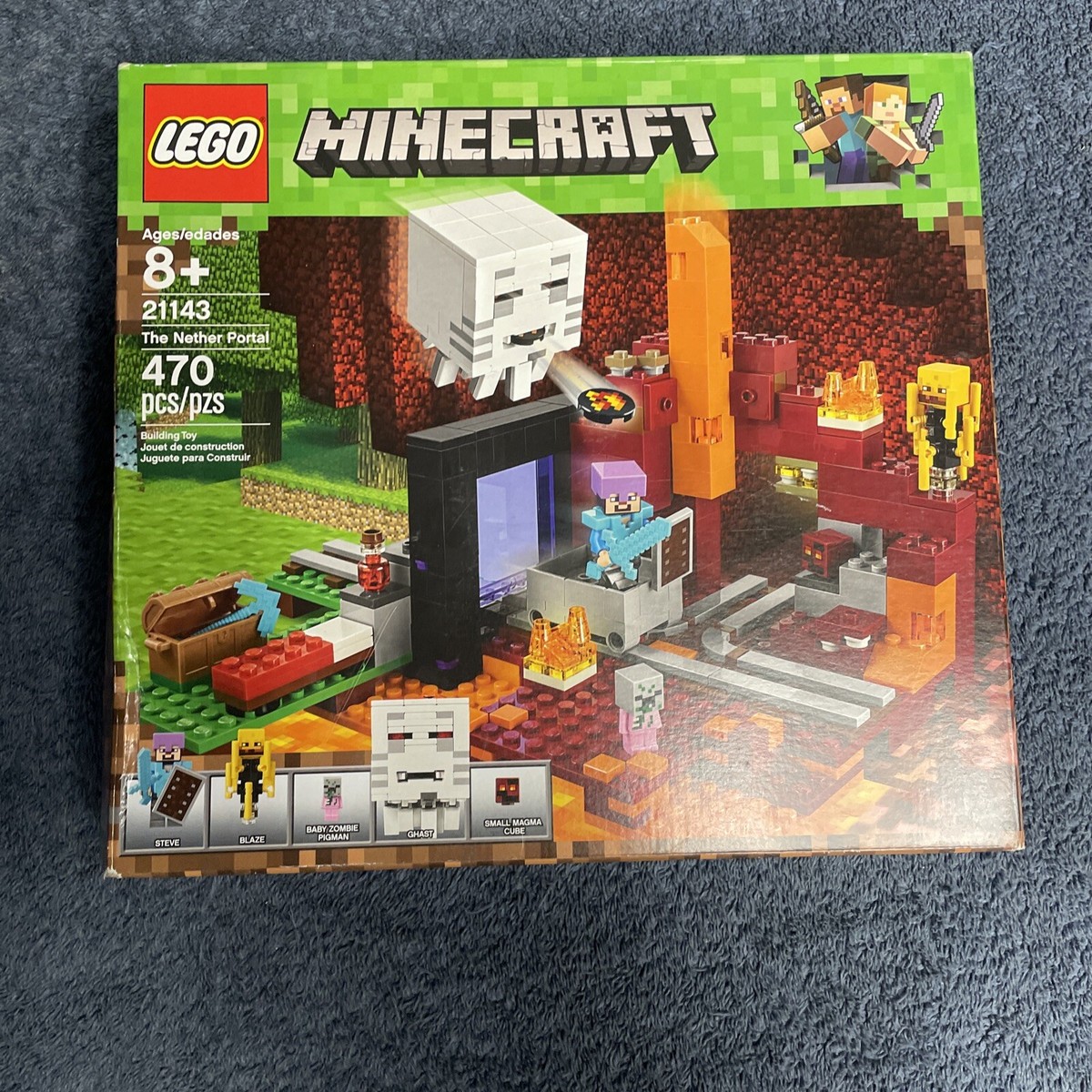 Minecraft Lego Nether Portal LEGO Minecraft Netherportal 21143