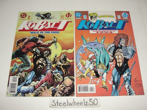 Kobalt #2 & 4 Comic Lot DC Milestone 1994 Page Rozum Arvell Jones Denys ...