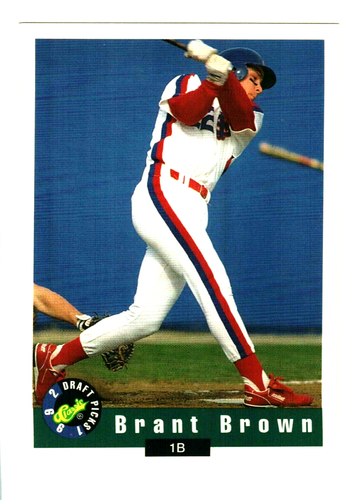 1992 CLASSIC DRAFT PICKS - # 58 BRANT BROWN 1B | eBay