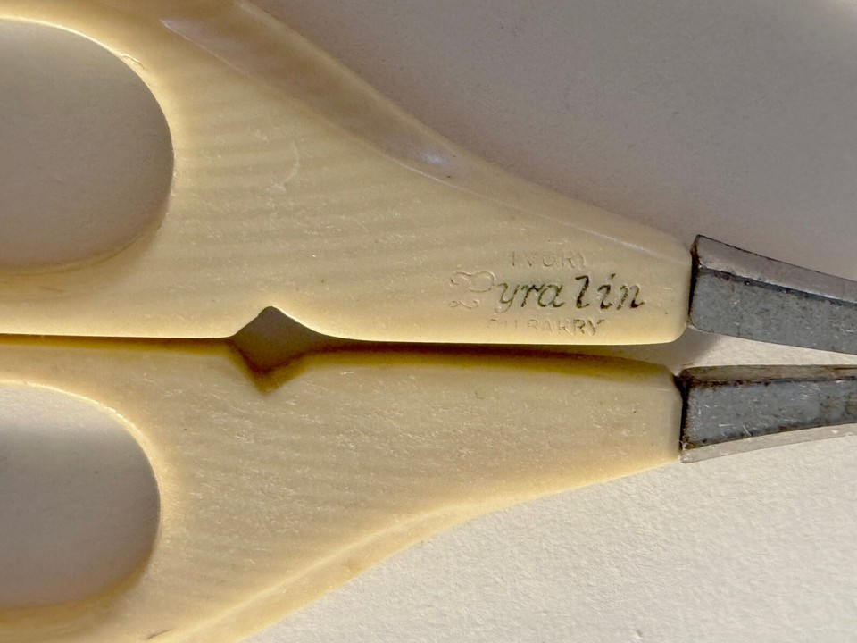 5 Vintage Celluloid Manicure Tools - Shoe Horn Cuticle Tool Schnefel ...