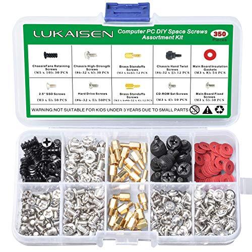 350PCS Personal Computer Screw Assortment Kits, 6-32 Male to M3 Female ...
