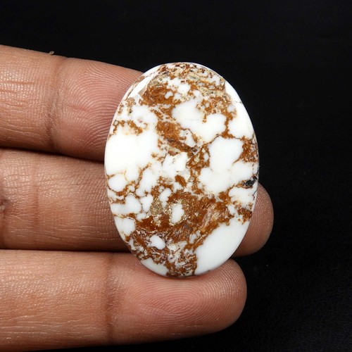 Brown Wild Horse Jasper Gemstone Oval Natural Magnesite Cabochon 35 Cts ...