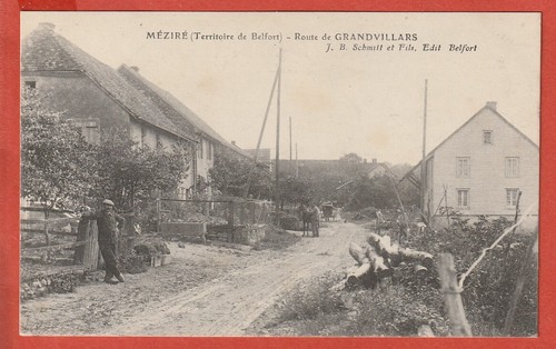 CPA - MEZERE - 90 - ROUTE DE GRANDVILLARS - INTERIEUR DU VILLAGE | eBay