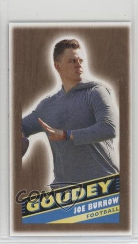 2020 Upper Deck Goodwin Champions - Goudey Joe Burrow #G41 Wood Mini ...