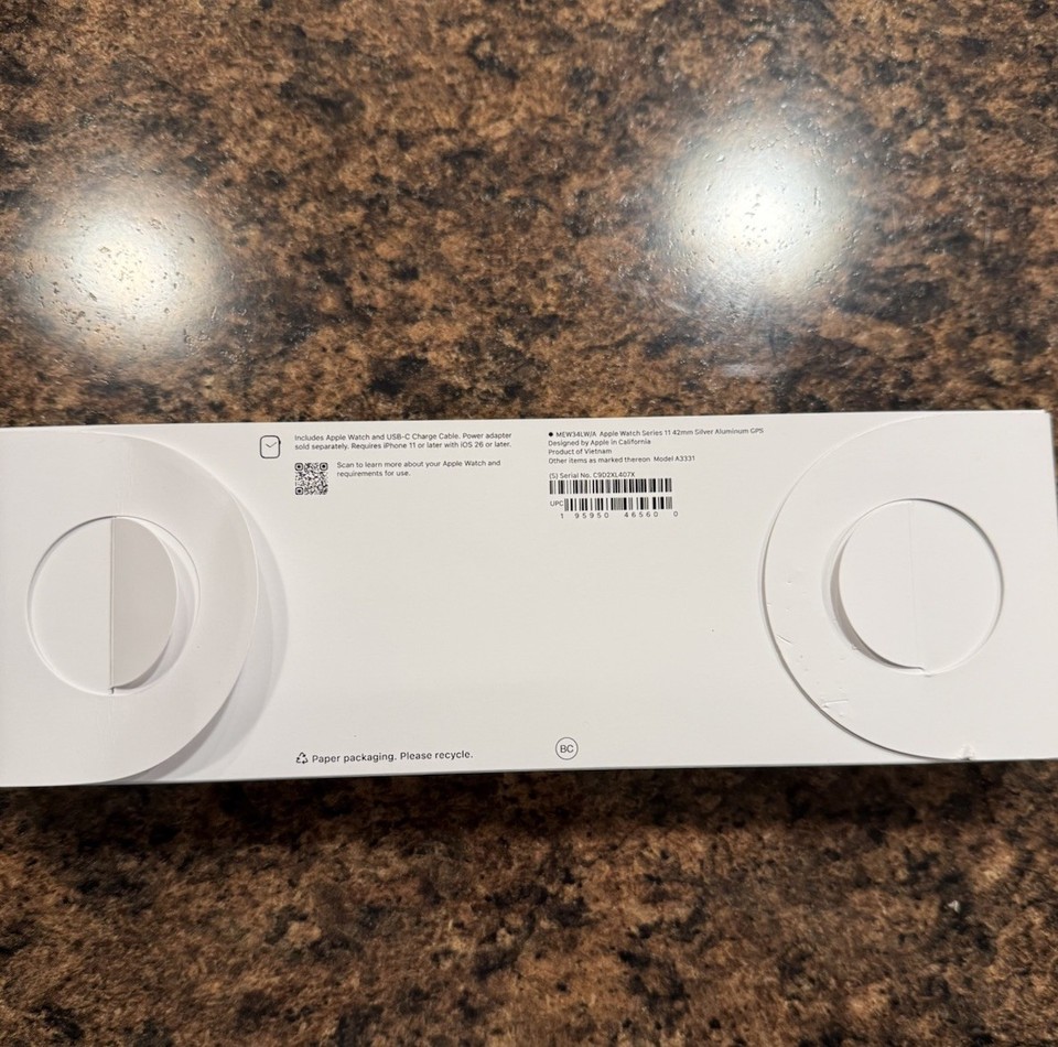 Apple Watch 11 42mm Silver Aluminum GPS Light Blush Sport Band M/L | eBay