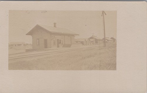Seneca Castle New York NY Train Station 1910s RPPC Postcard | eBay