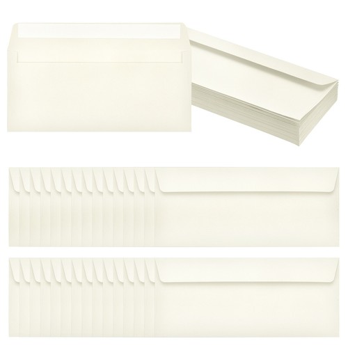 60 Pack Beige #10 Business Envelopes, Letter Size Envelopes | eBay