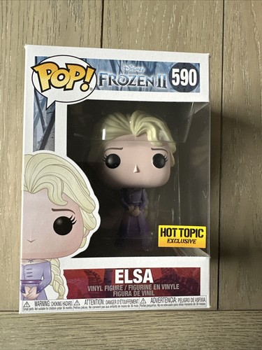 Funko Pop! Disney #590 Elsa Frozen 2 Purple Dress Hot Topic Exclusive ...