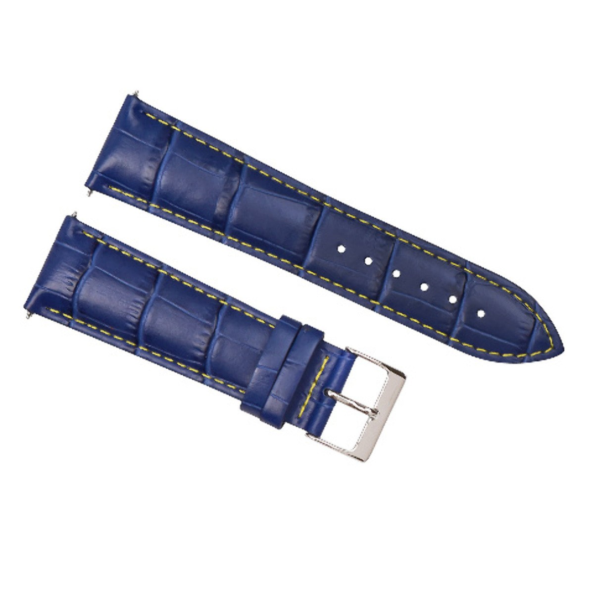 23MM LEATHER WATCH BAND STRAP FOR CITIZEN ECO DRIVE POSTMASTER BLUE ...