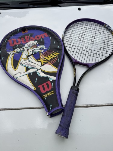Wilson Marvel Comics X-Men "Storm" Tennis Racquet Oversize w Cover RARE ...