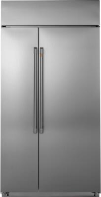 Cafe CSB48WP2NS1 48" Stainless Steel BuiltIn Side by Side Smart ...