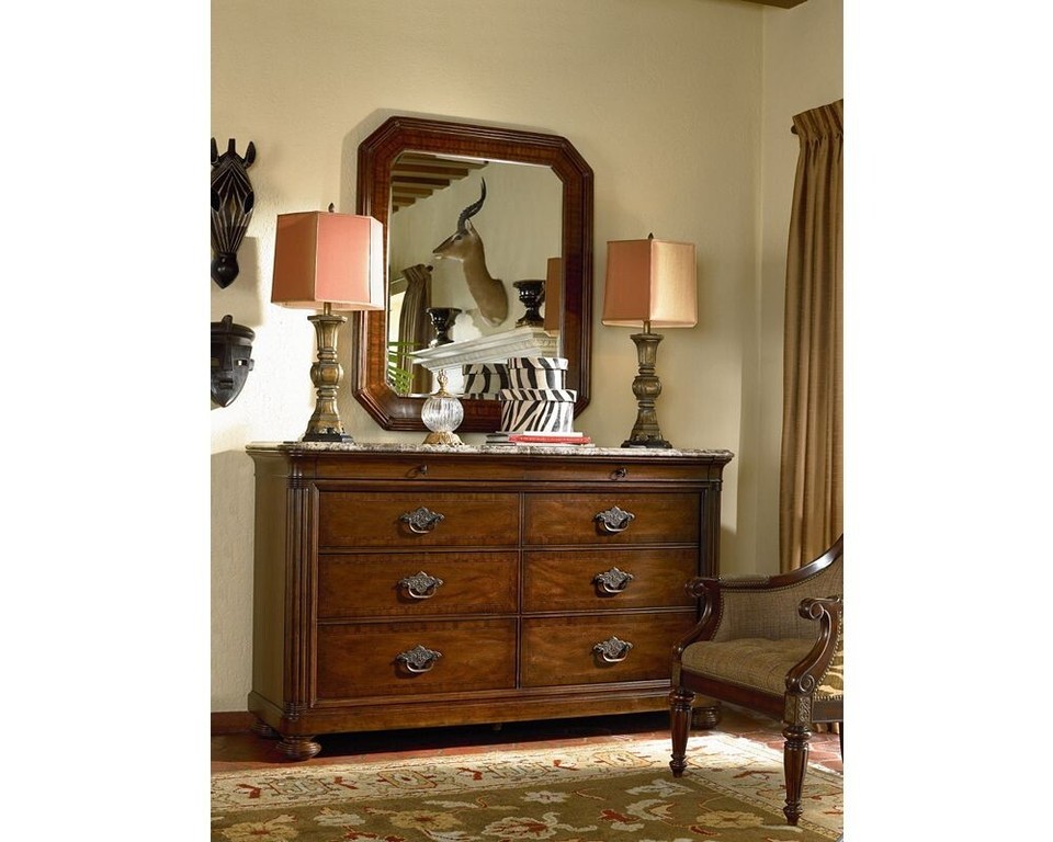 Thomasville Furniture Ernest Hemingway 7pcs King Bedroom Set | eBay