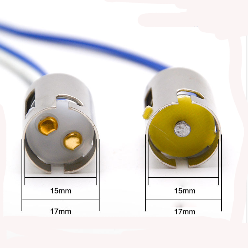 B15 Single/Double Light Bulb Base 12V 24V 220V Bulbs Lamp Socket | eBay