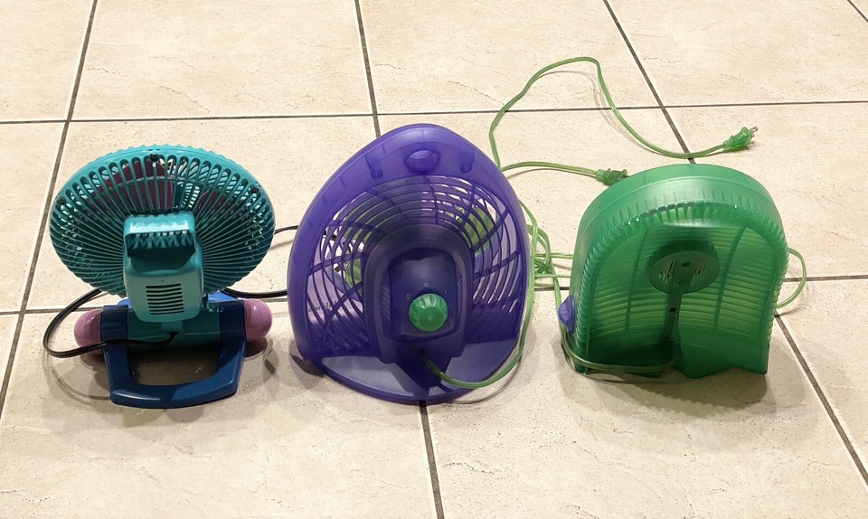 Vintage 90's Holmes Tropicool Small Desktop Fan Lot Of 3 | eBay