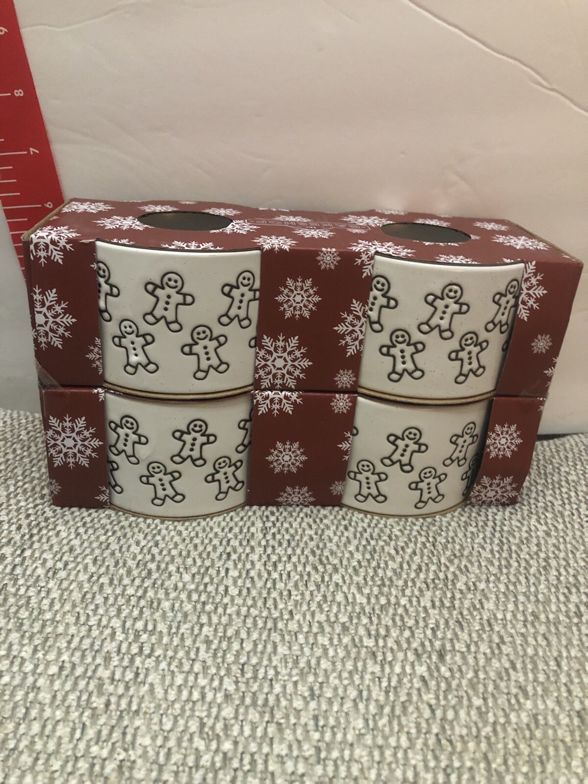 4 Bakeshop Ramekins 4” By 2” Gingerbread Christmas | eBay