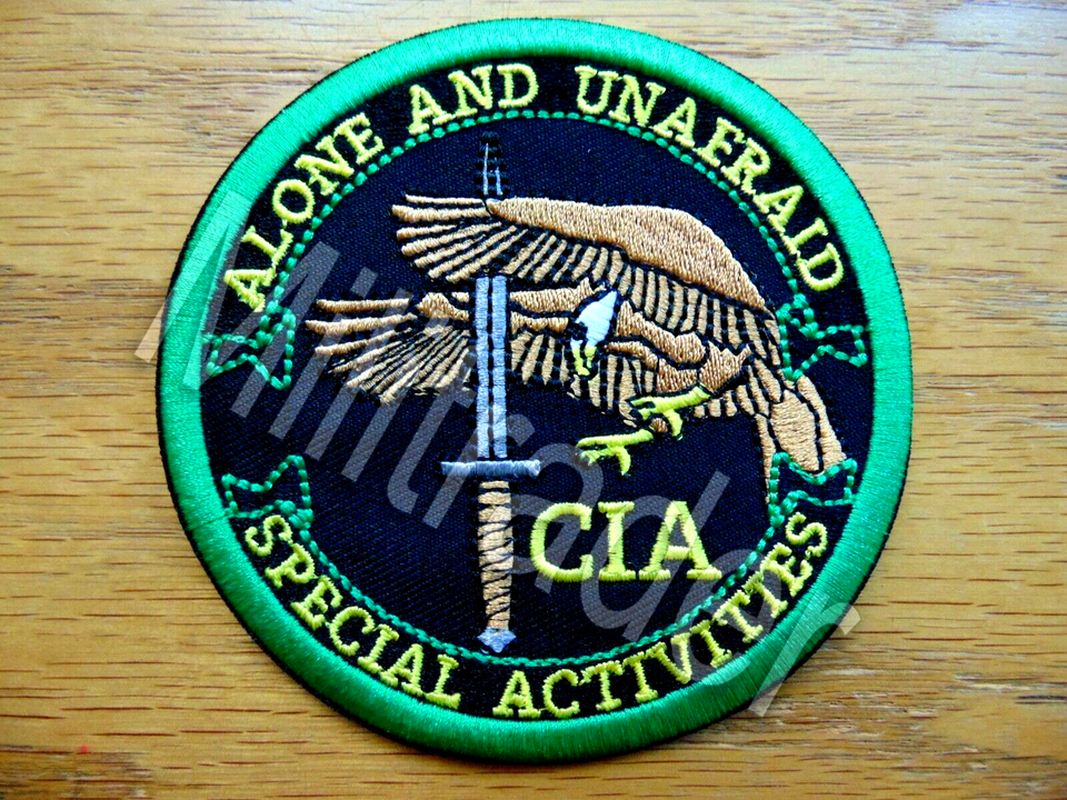 CIA Special Activities "Alone and Unafraid" Patch (grn) | eBay