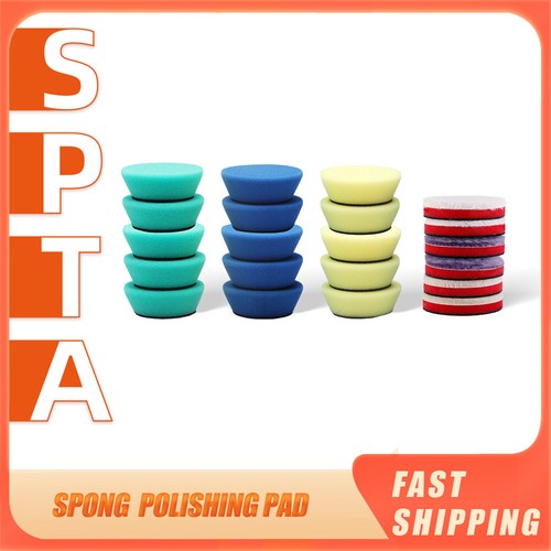 SPTA 1.5/2/3 Inch Buffing Polishing Sponge Wool Pads Kit for Mini ...