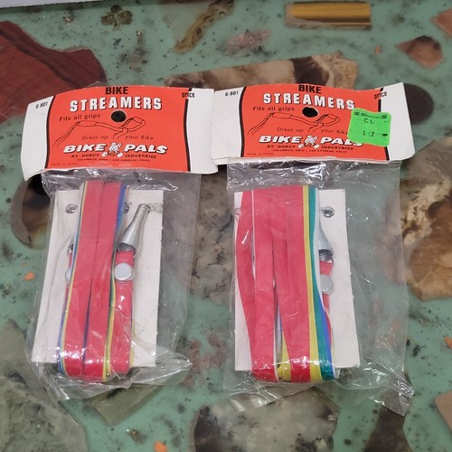 NOS Vintage 1960s BIKE PALS Multi Color Handlebar Streamers Fits All ...
