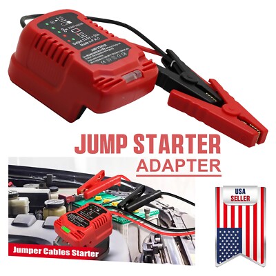 Jumper Cables Jump Starter Charger Adapter Compatible with Milwaukee ...