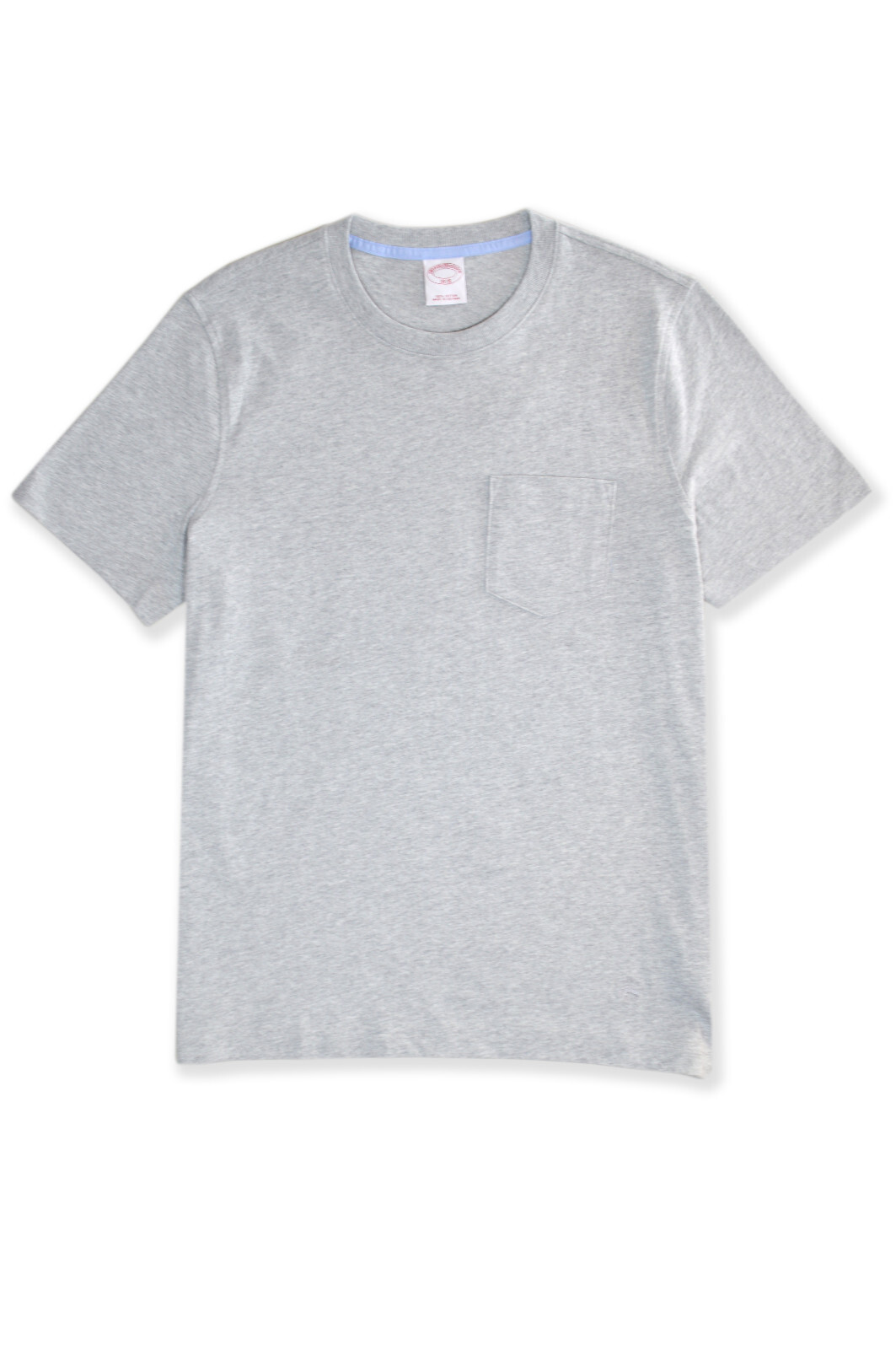 Brooks Brothers Mens Heather Grey Crewneck Pocket Tee T-Shirt, L Large ...
