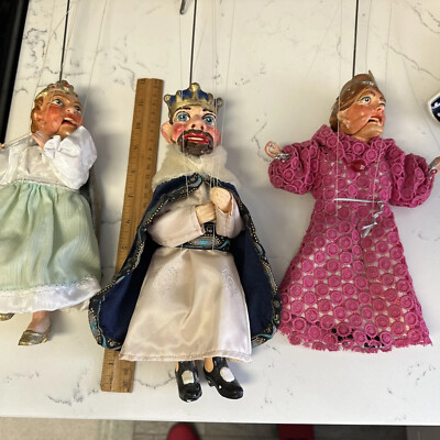 Mr. Rogers KING FRIDAY, Queen Sara And Princess Marionettes (3) | eBay
