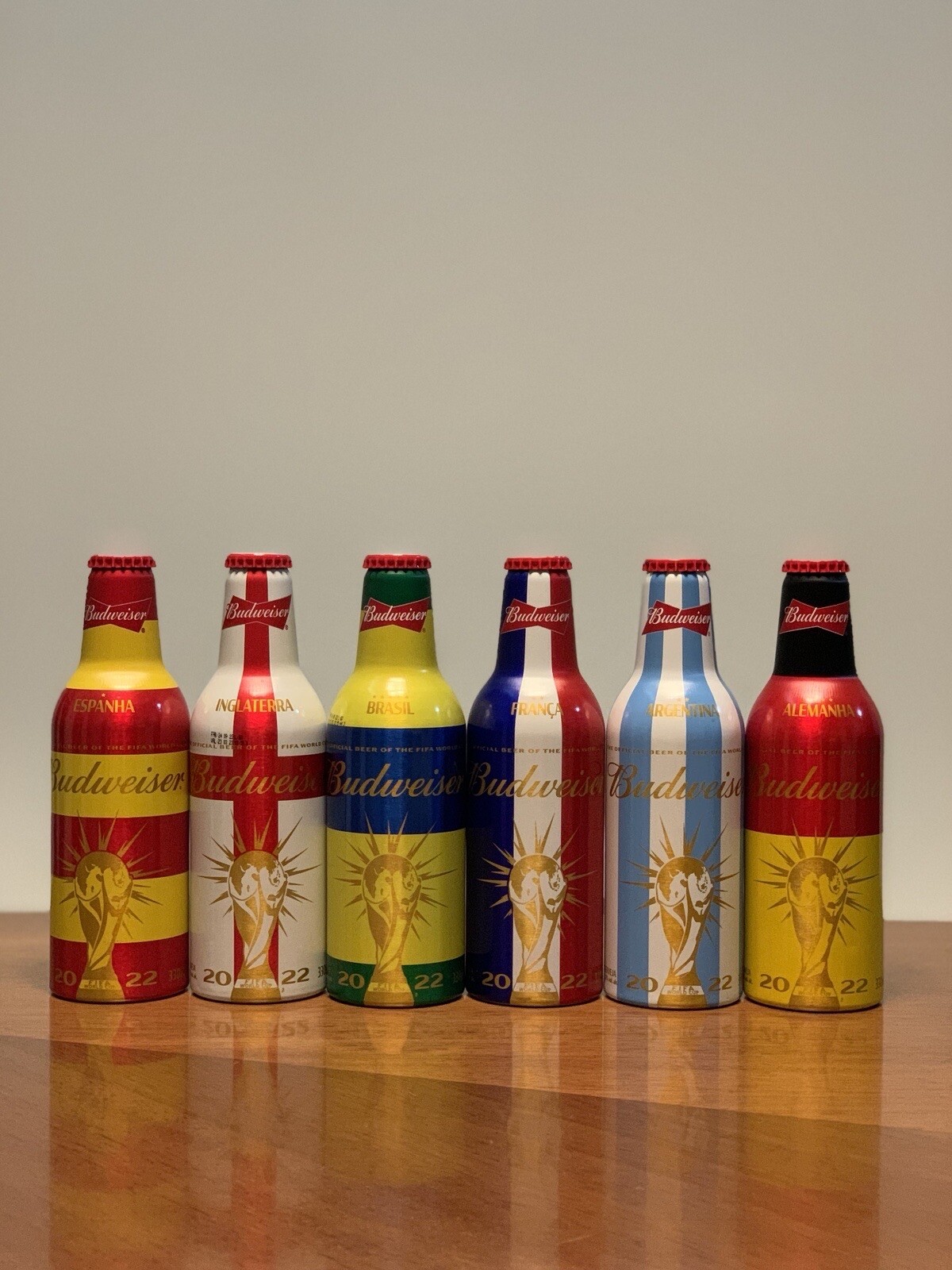 Brazilian Budweiser Bottles World Cup edition in Qatar 2022 | eBay