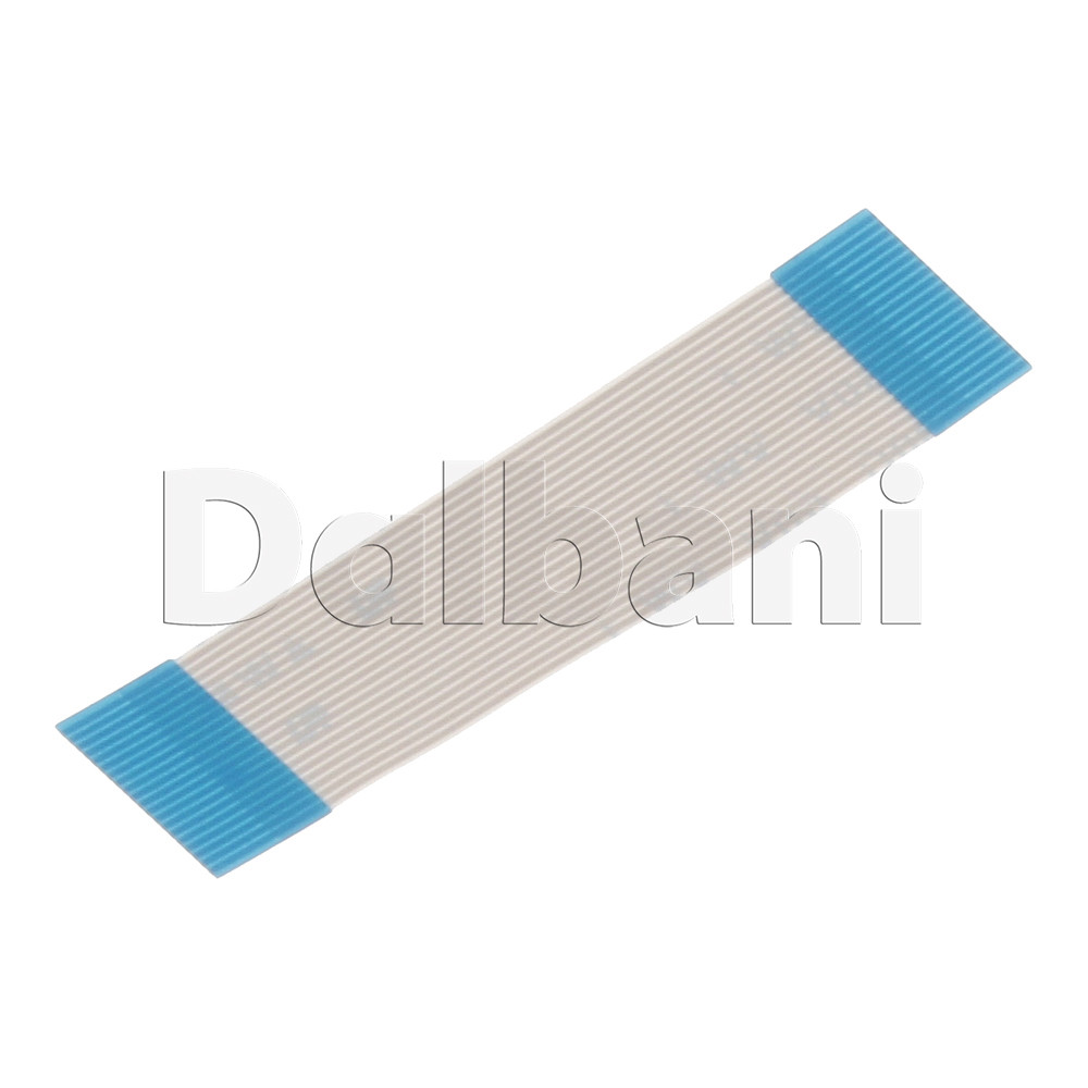 White Flex Cable FFC Flat Flexible Ribbon 0.5 Pitch 20 Pin 40 mm Type A ...