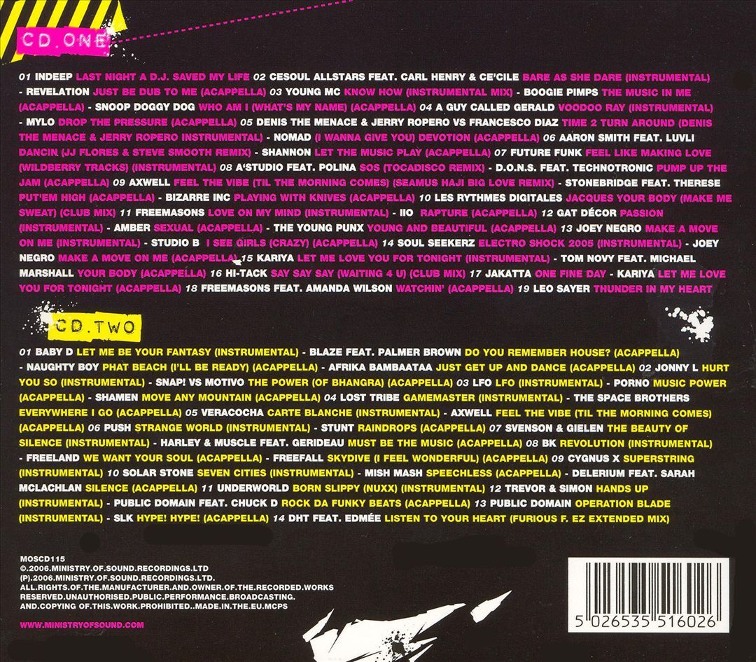 VARIOUS ARTISTS MASH UP MIX 2006 NEW CD 5026535516026| eBay