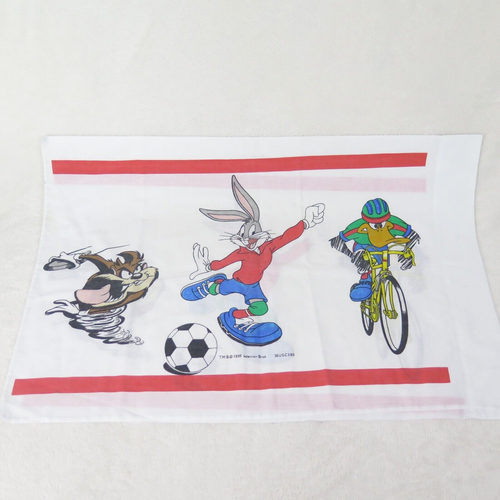 LOONEY TUNES Twin Sheet Set USA Olympics Bugs Bunny Taz Made in US ...