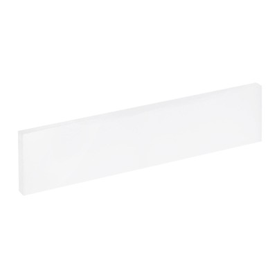 HDPE Plastic Sheet 1/2" Thick, 10" x 48" Polyethylene Plastic Blocks ...