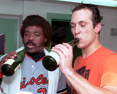 Baltimore Orioles Eddie Murray Cal Ripken Celebrate 1983 World Series ...